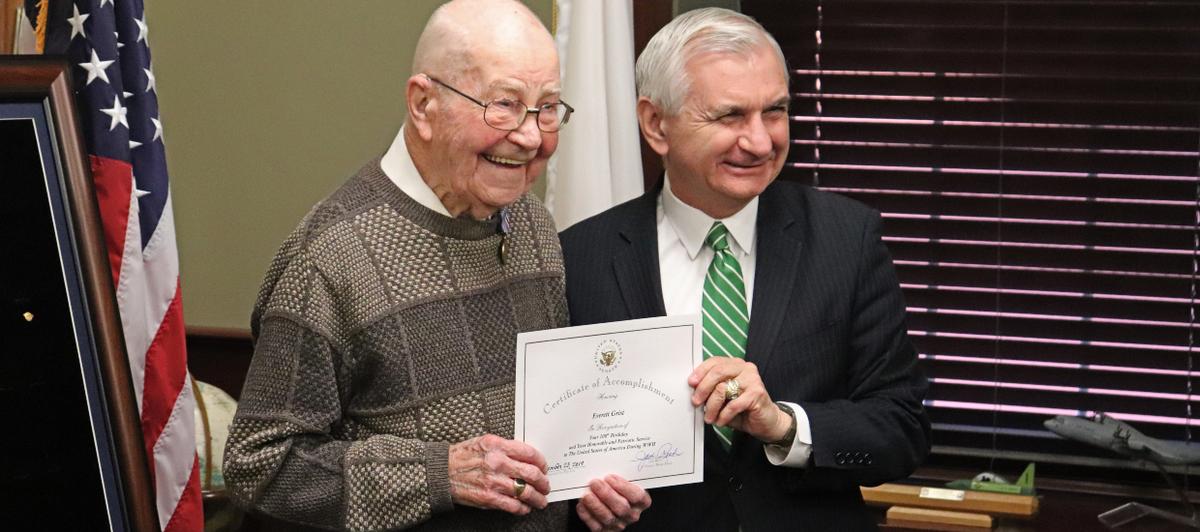 Reed Presents Medals to 100-Year-Old WWII Veteran | Senator Jack Reed